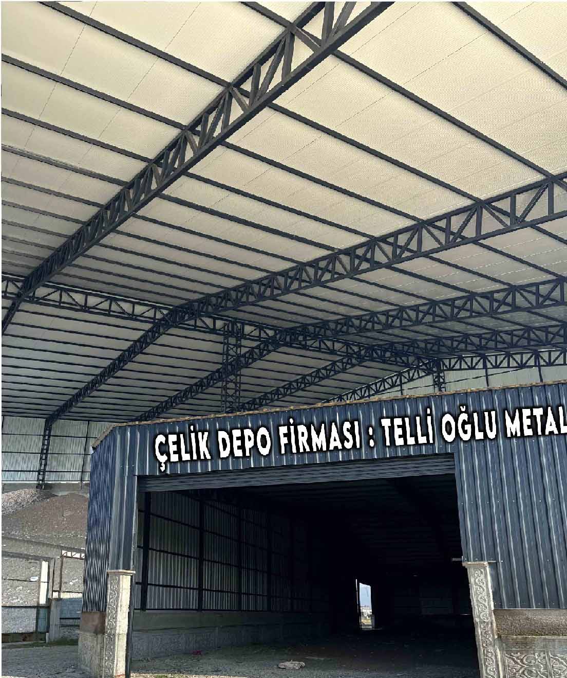 Çelik konstrüksiyon depo projesi
